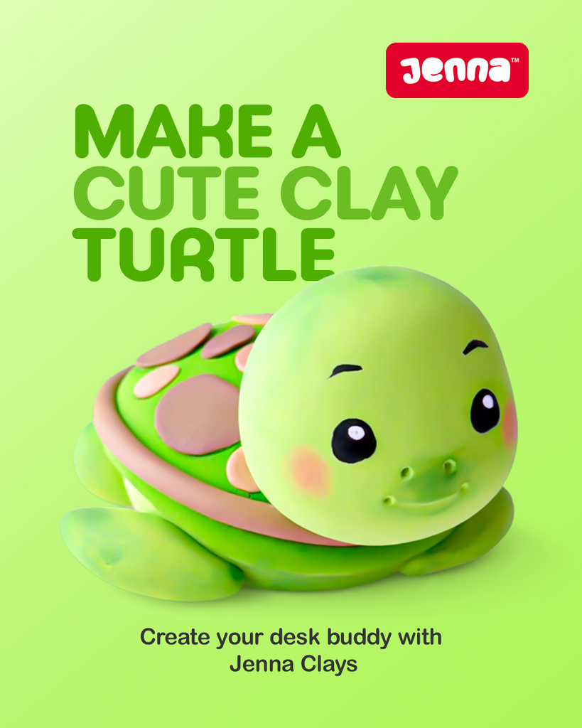 How to Make a Cute Turtle with Air Dry Clay – Step by Step Tutorial wi ...